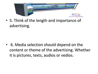Media selection in advertising | PPTX