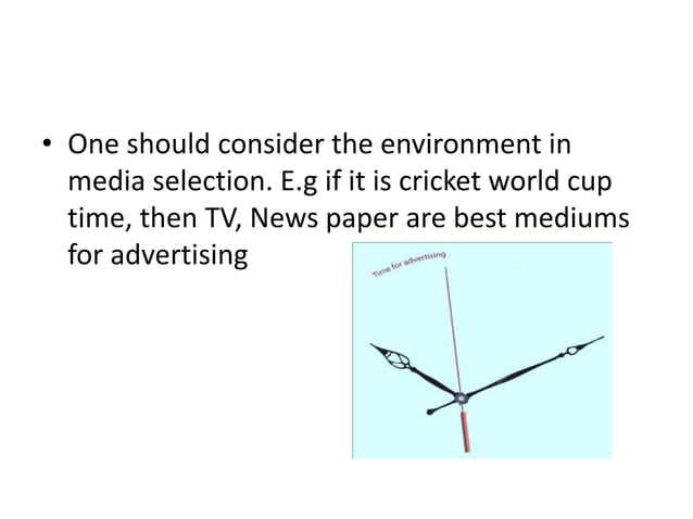 Media selection in advertising | PPTX | Marketing and Advertising ...
