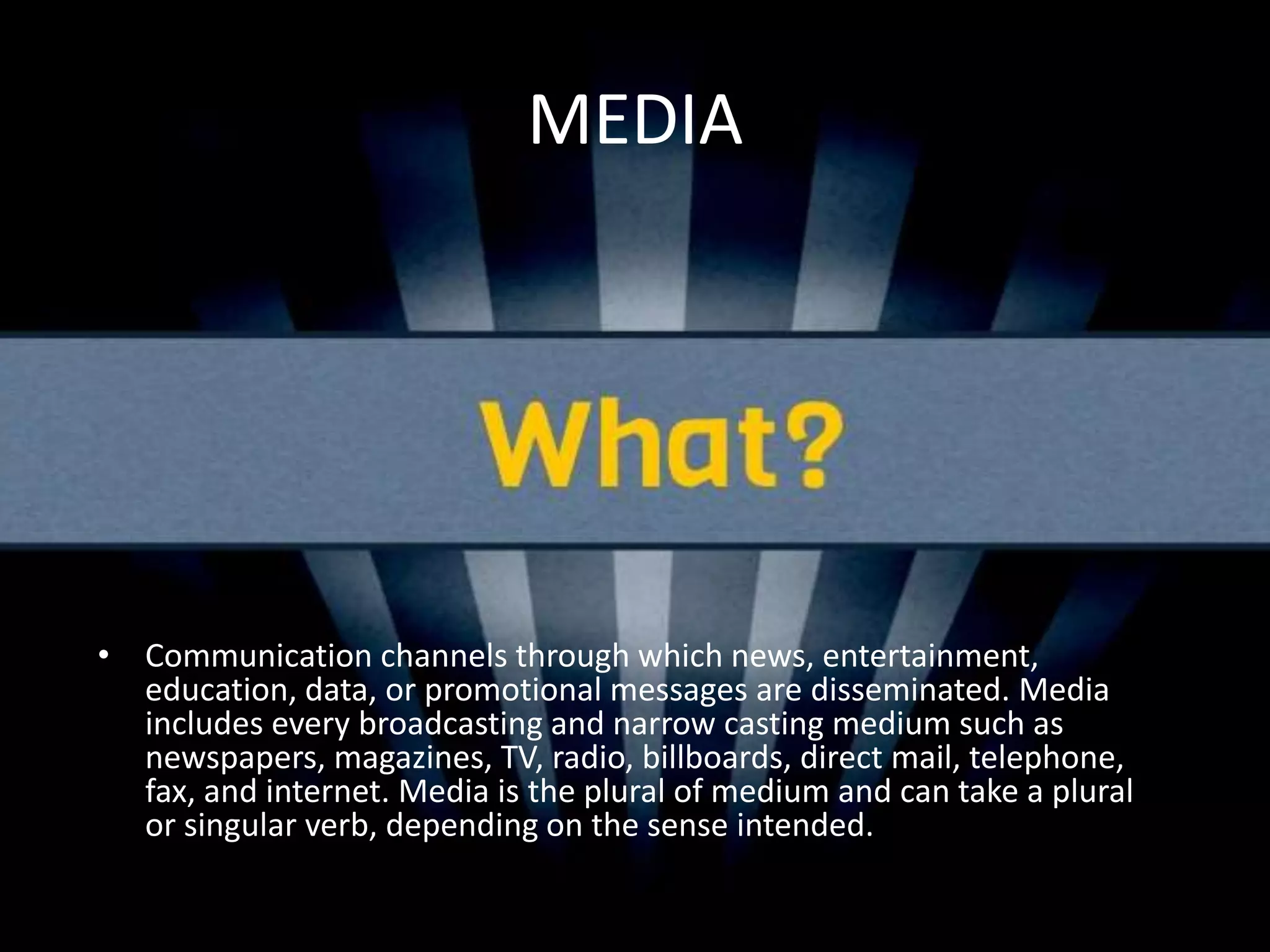 media effects and theories | PPTX