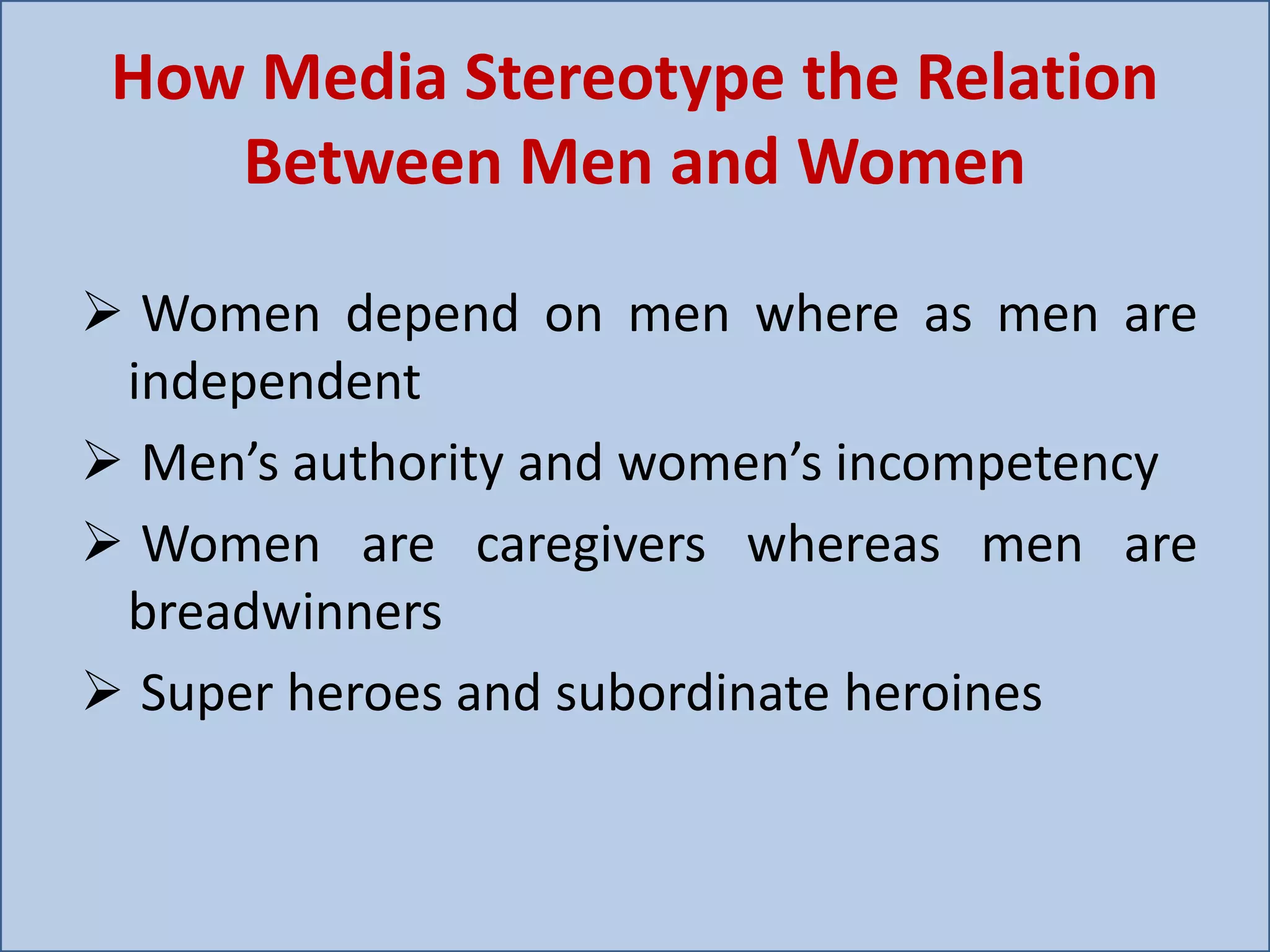 media literacy for students to prevent gender stereotyping | PPTX ...