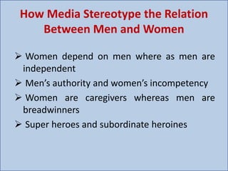 media literacy for students to prevent gender stereotyping | PPTX ...