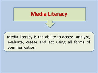 media literacy for students to prevent gender stereotyping | PPTX