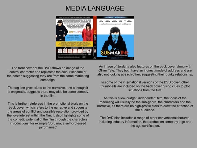 Media Semiotic Film Poster Analysis | PPTX