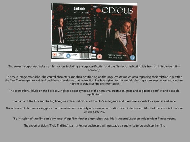 Media Semiotic Analysis Ppt
