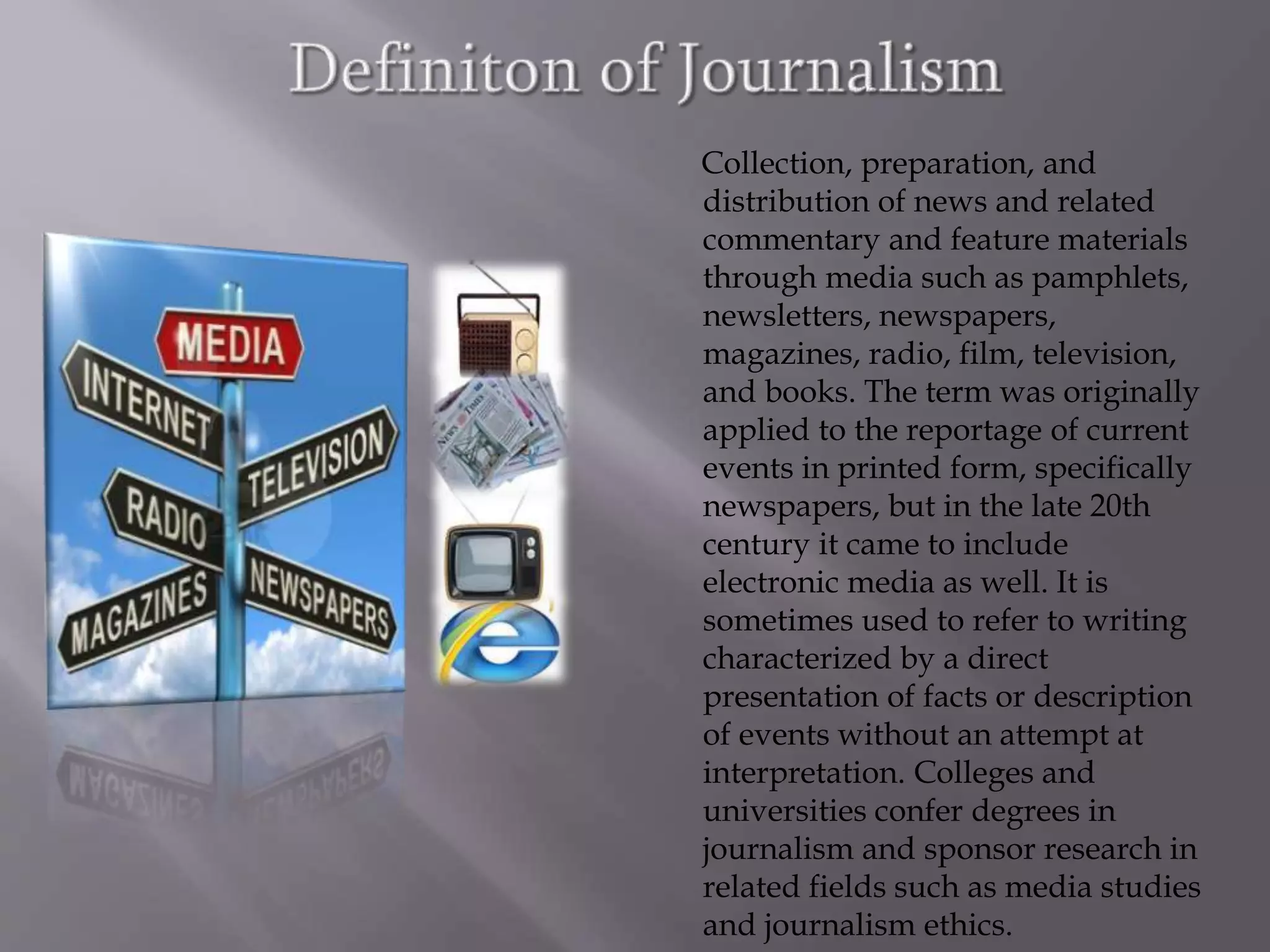 Nine principles of Journalism | PPTX