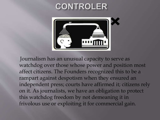 Nine principles of Journalism | PPTX