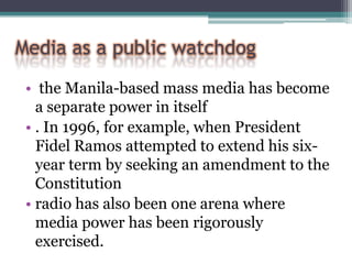 Media situations and lords of the press. | PPTX