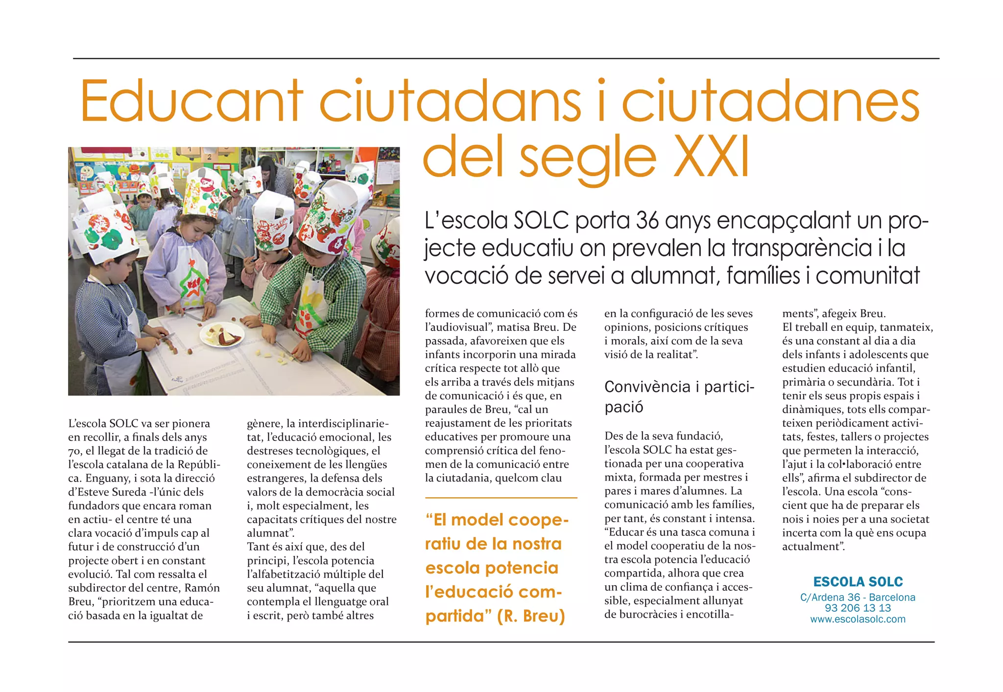 UNA ESCOLA IMPLICADA I IMPLICADORA | PDF