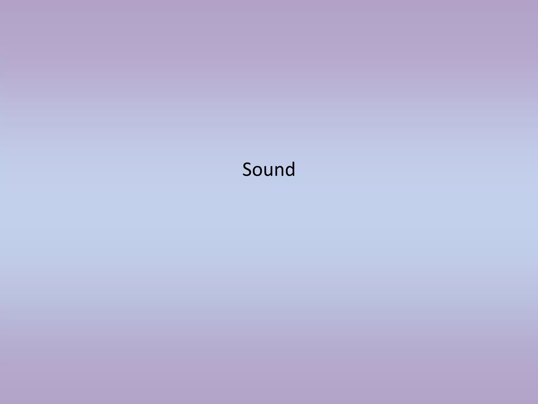Sound | PPTX