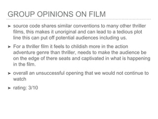 Media source code analysis | PPTX | Movies | Entertainment