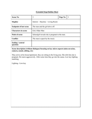 Short Film Step Outlines | PDF