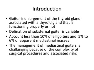mediastinal goiter.pptx