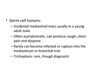 Mediastinal lesions final | PPT