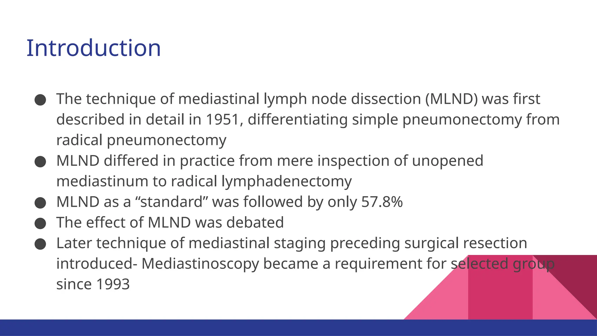 Current Evidences on Mediastinal Lymph Node Dissection for Lung Cancer ...