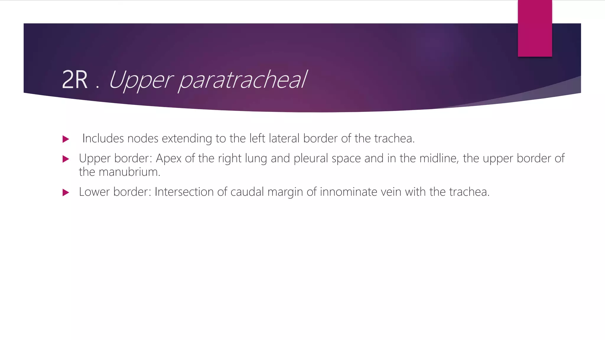 Mediastinal lymph nodes | PPTX