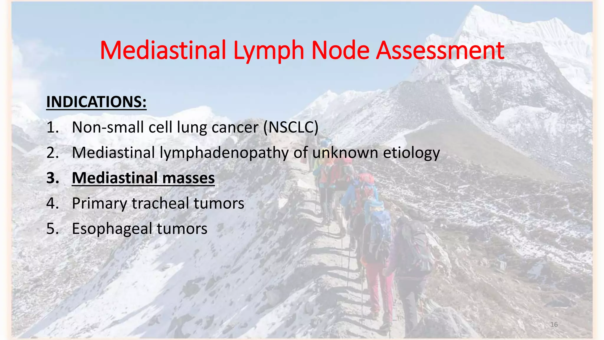 Approach to Mediastinal Mass | PPTX