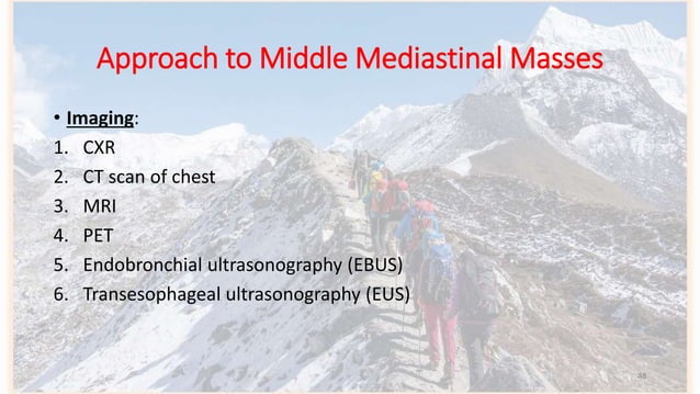 Approach to Mediastinal Mass | PPTX