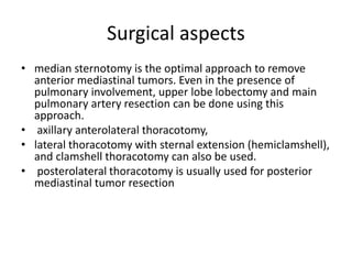 Mediastinal tumors.pptxMMMMMMMMMMMMMMMMMMMMMMM | PPTX