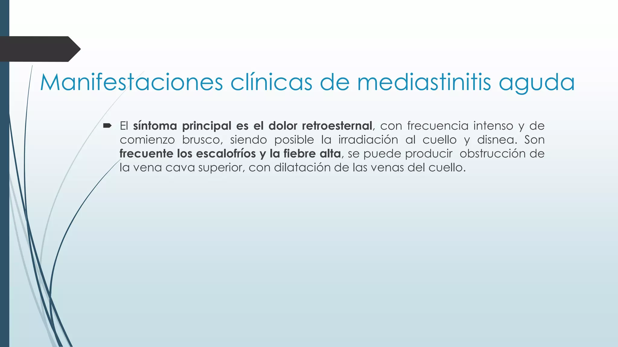 Mediastinitis | PDF