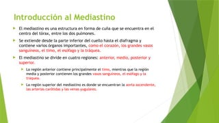 Anatomia descriptiva y topografica de Mediastino.pptx