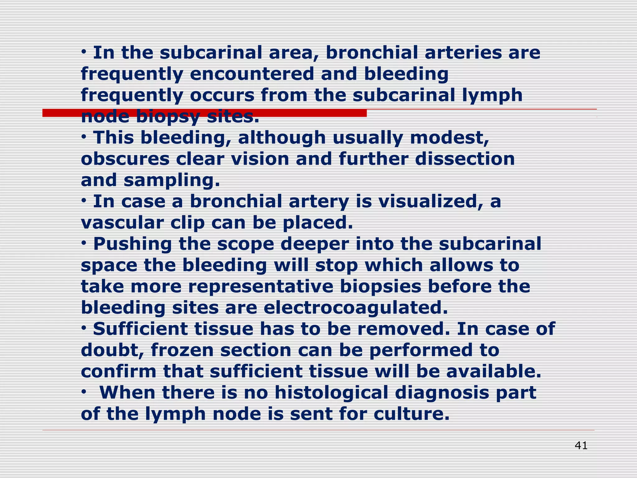 Mediastinoscopy & mediastinotomy indications & techniques | PPT