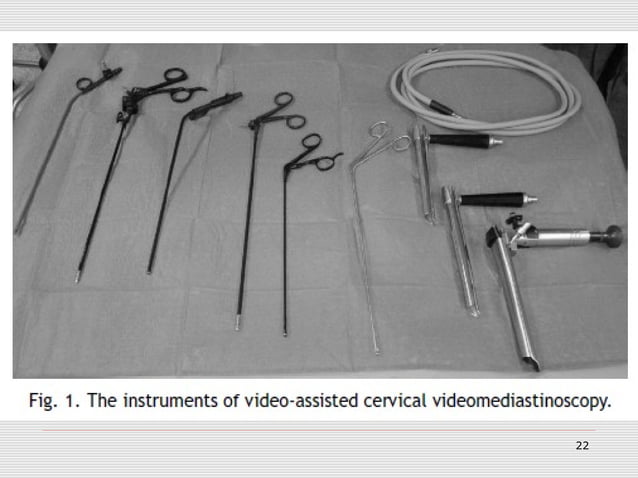 Mediastinoscopy & mediastinotomy indications & techniques | PPT | Lung ...