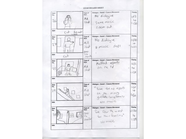 Media storyboard | PPT