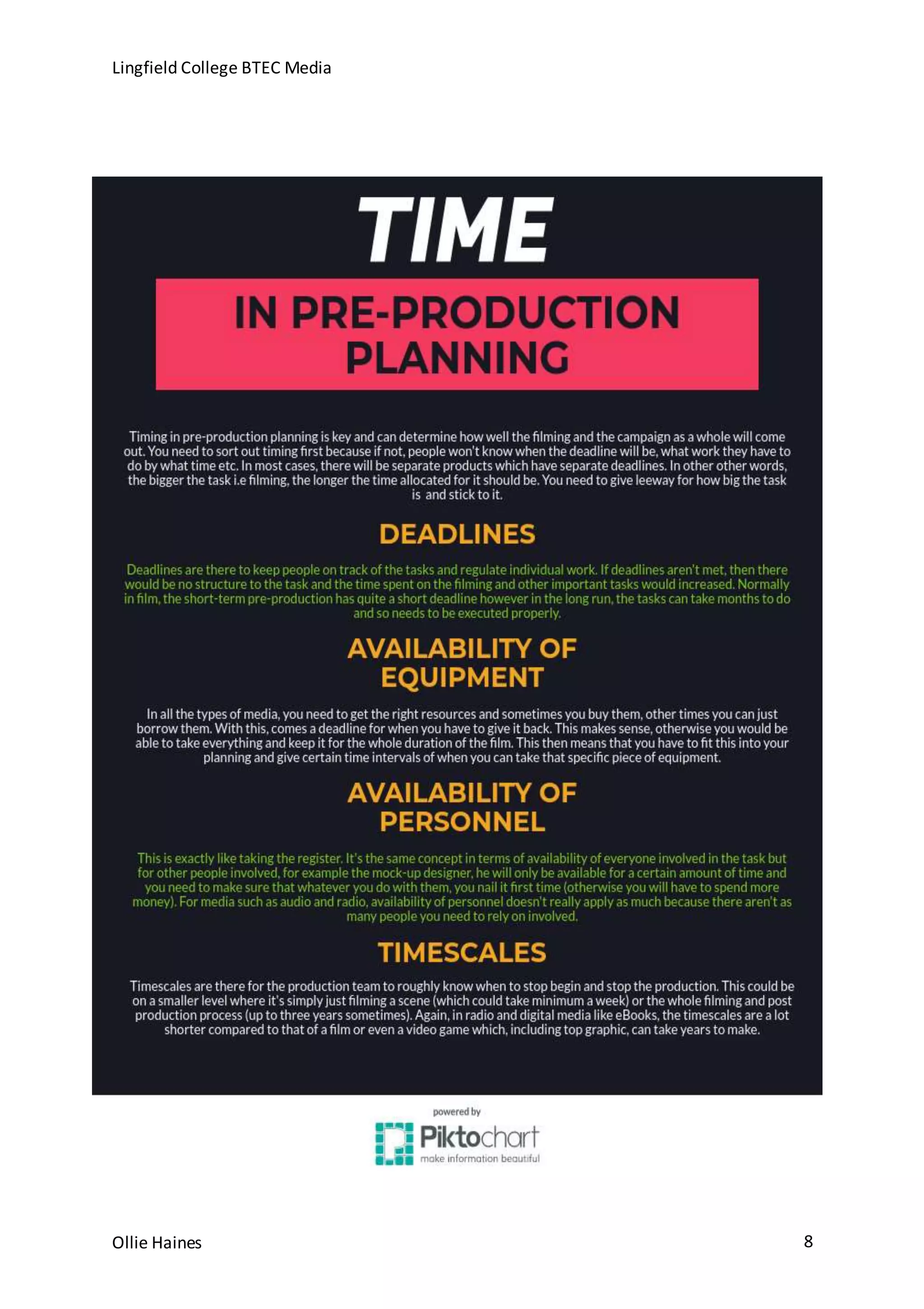 Media studeis final pre production | DOCX