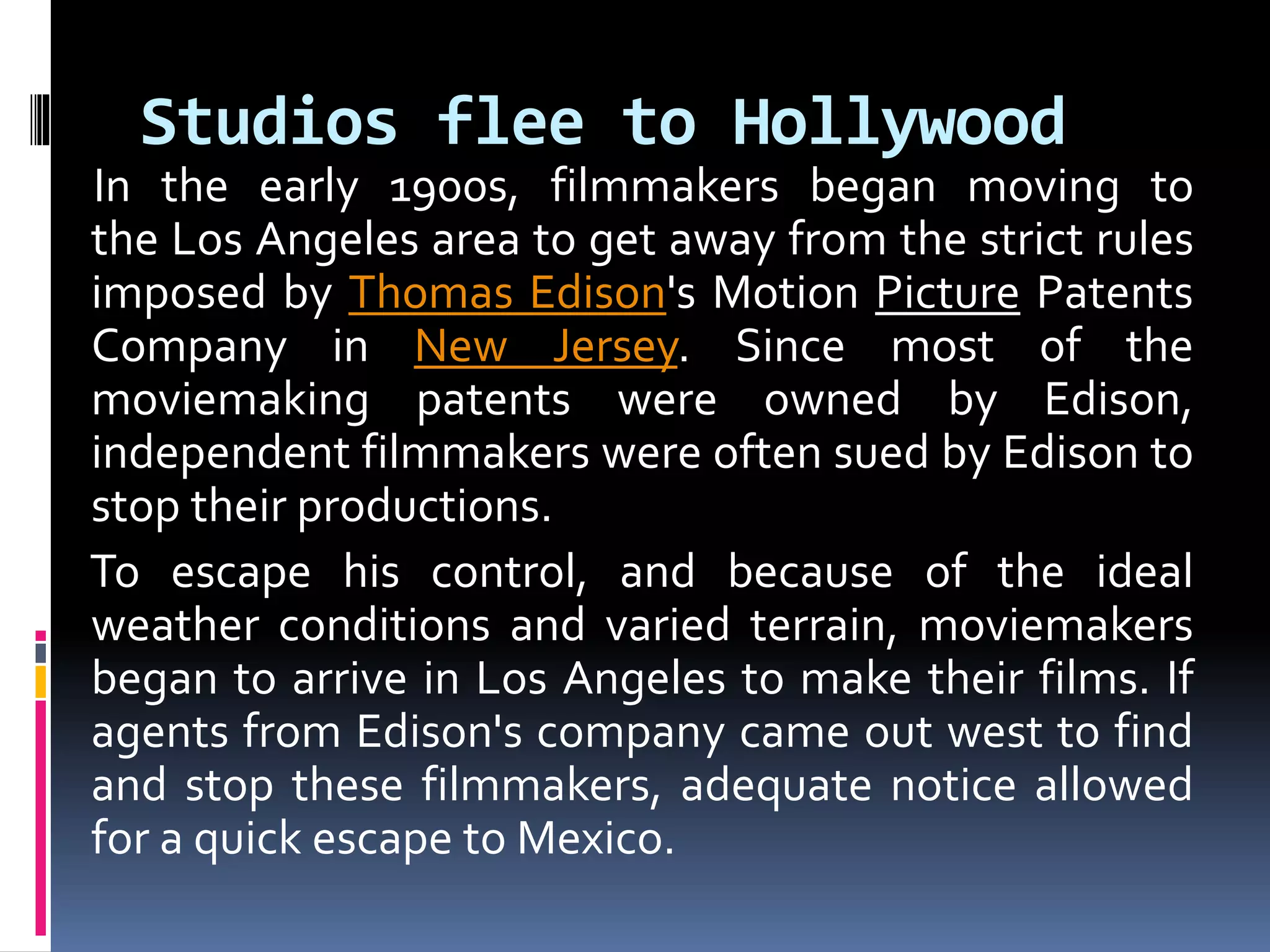 History of Hollywood | PPTX