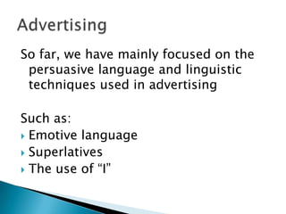 Media studies advertising-copy,slogan ppt-lesson5 | PPTX