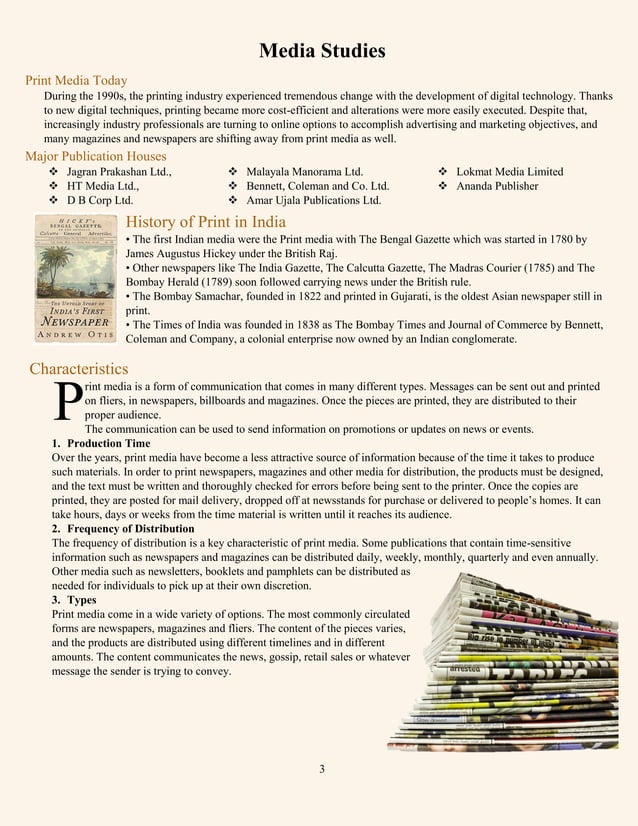 Print Media | PDF