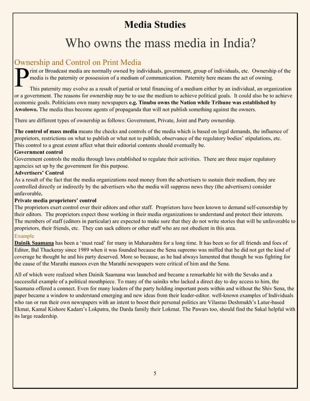 Print Media | PDF