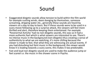 Genre Research - Horror Forms and Conventions | PPT