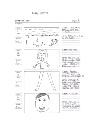 Media Studies Storyboard | DOC