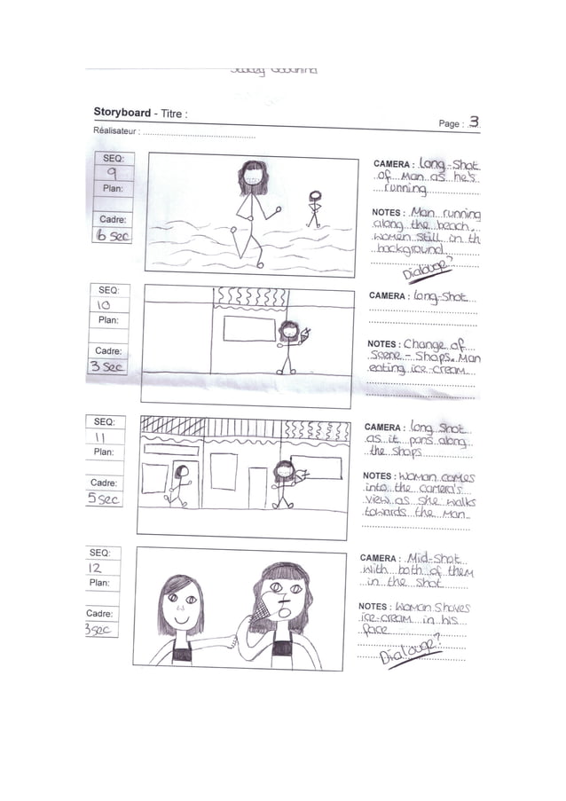 Media Studies Storyboard | DOC