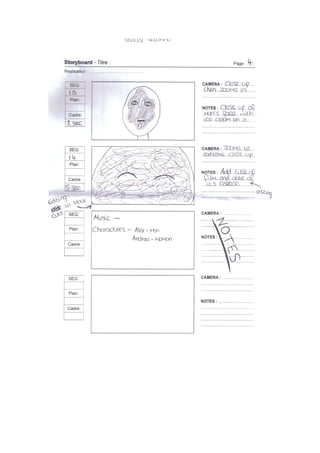 Media Studies Storyboard | DOC