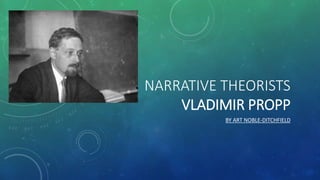 Vladimir Propp - Character Type Theory | PPT