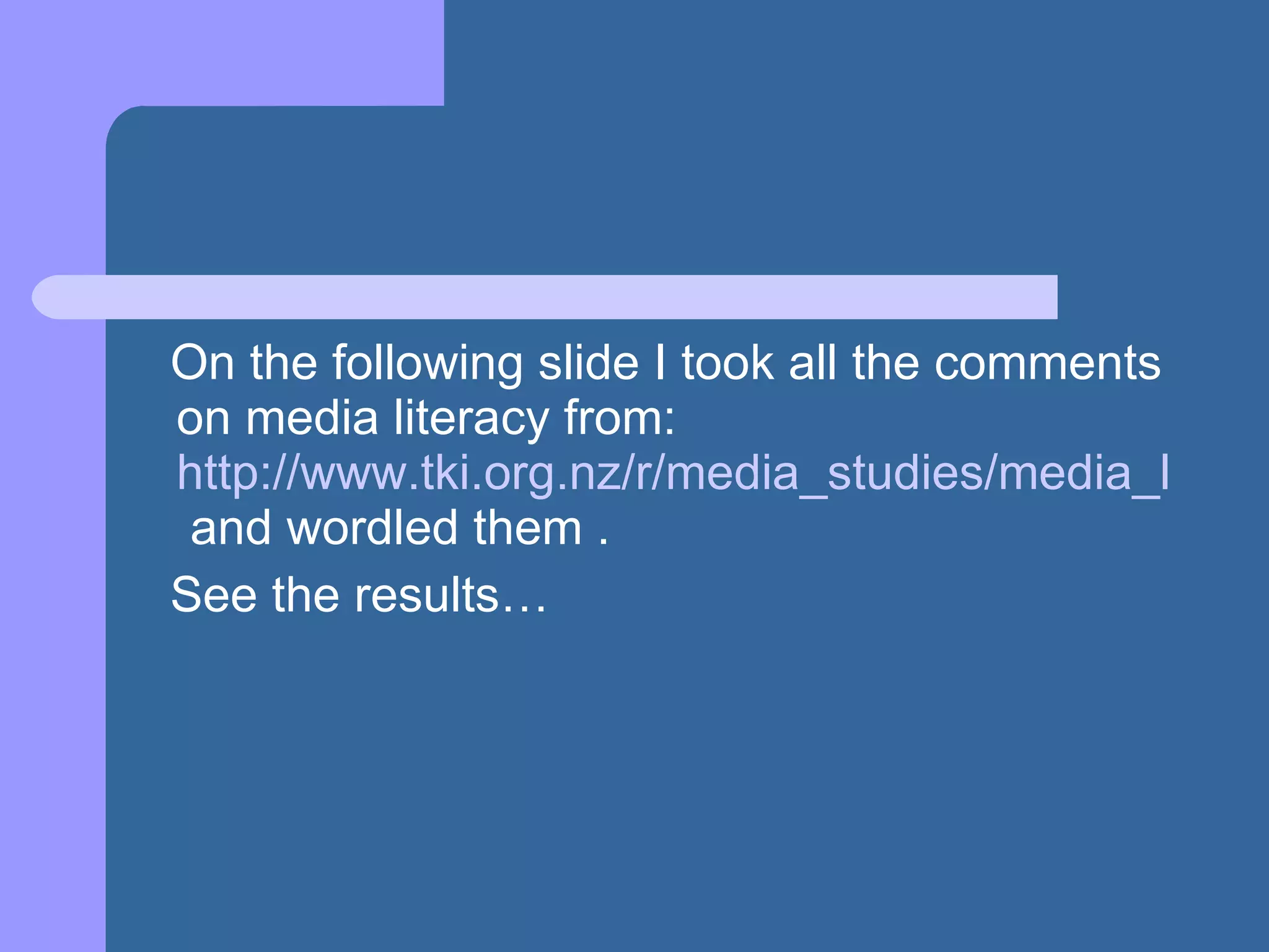 Media Studies 101 | PPT