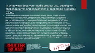 Media studies a2 coursework the evaluation | PPTX