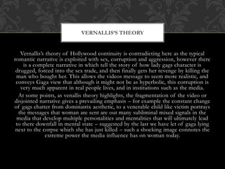 Media studies analysis of lady gaga’s bad romance by yasmine sinclair ...