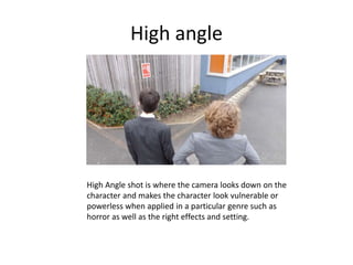 Media studies angle shots | PPT