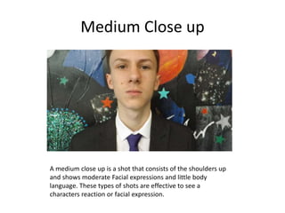 Media studies angle shots | PPTX