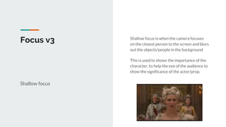 Media studies camerawork | PPT