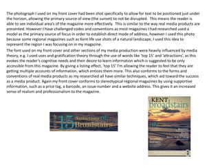 Media studies evaluation a2 done | PPT