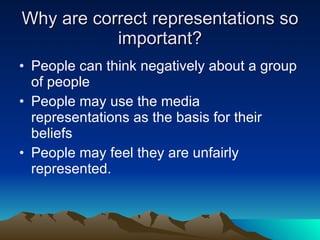 Media studies gcse representation | PPT