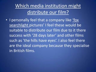 Media studies powerpoint | PPTX