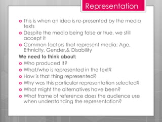 Media Studies Revison | PPTX