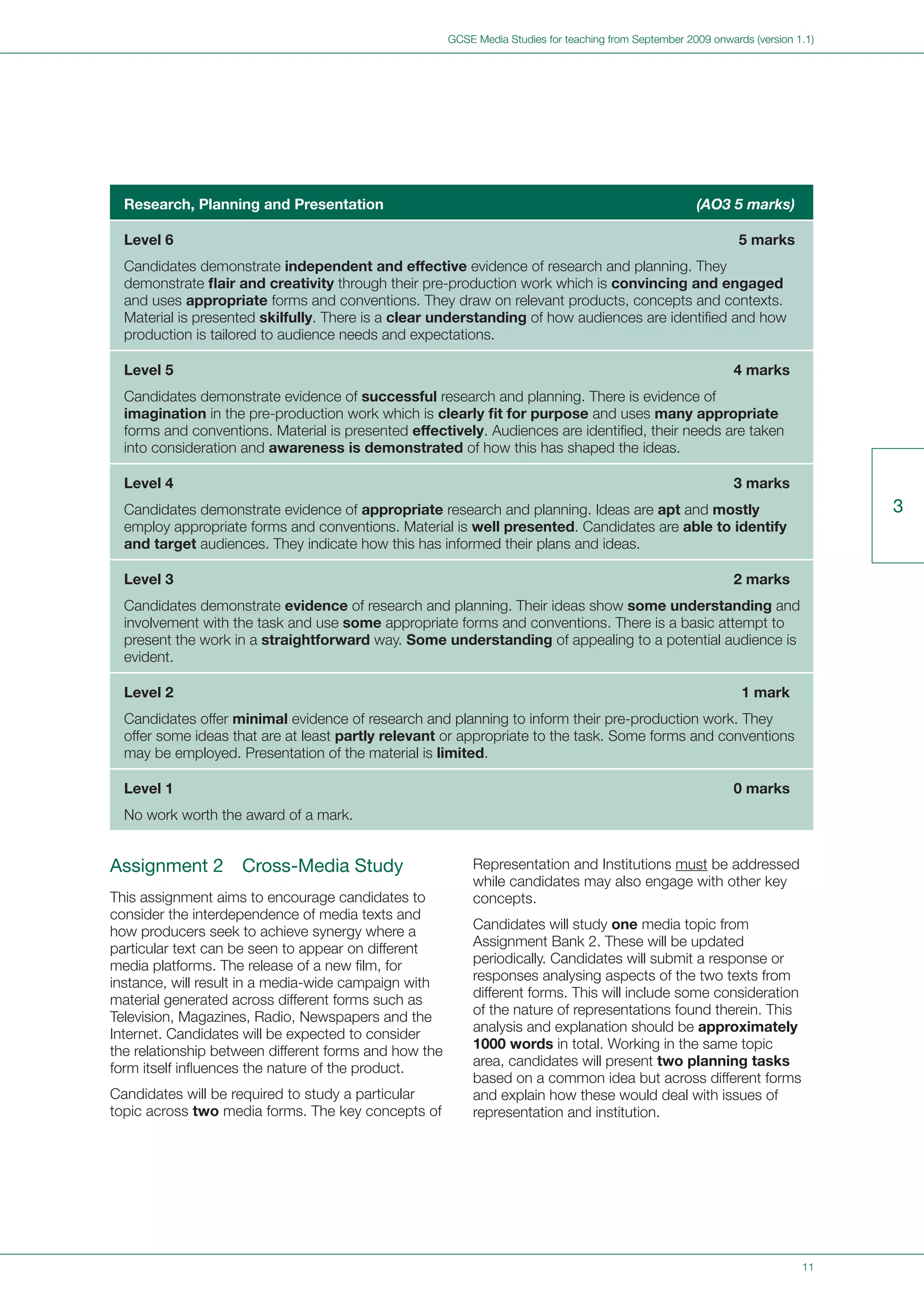 AQA Media Studies GCSE Spec | PDF