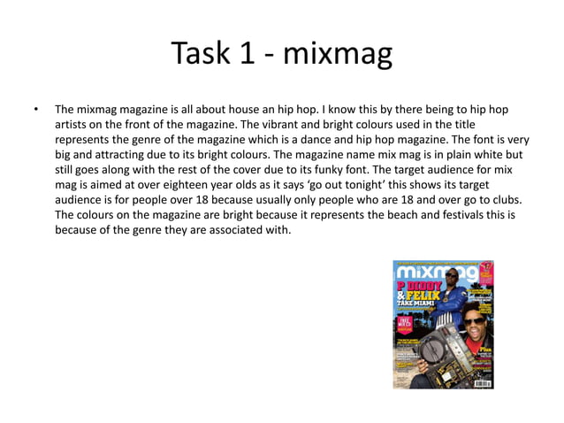 Media studies task 1 and 2 | PPT