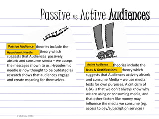 Media StudiesTheory: Audience | PDF